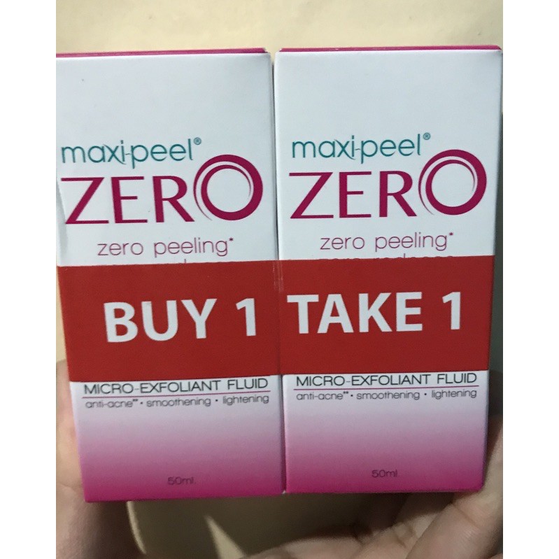 Maxi-peel Zero 50ml /Exfoliant Solution 60ml Buy 1 Take 1 | Shopee ...
