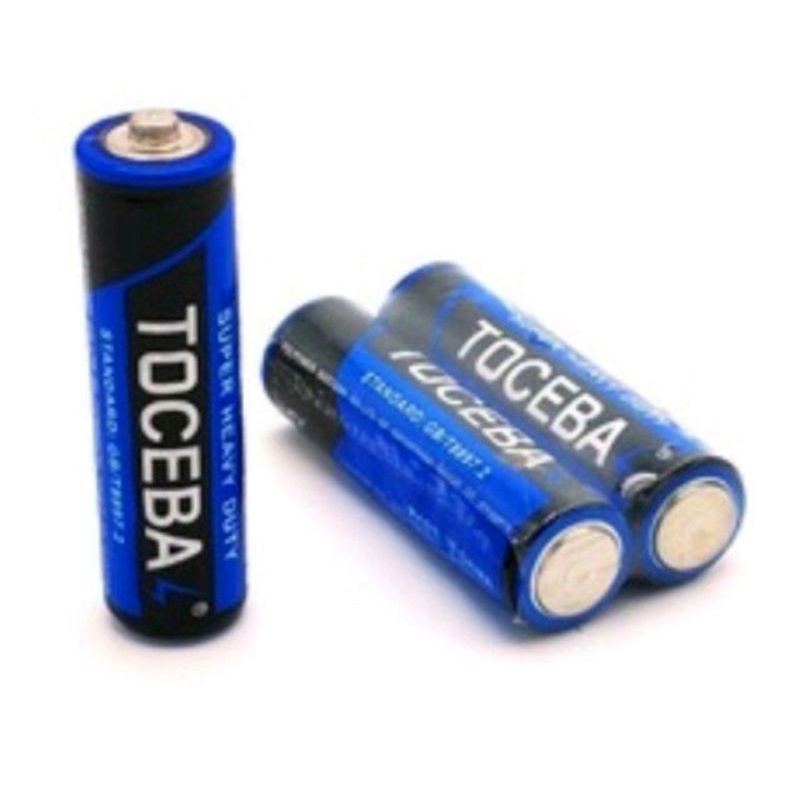 Battery Toceba Super Heavy Duty( AA/AAA - 1pcs) | Shopee Philippines
