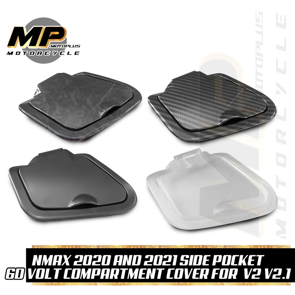 SIDE POCKET NMAX 2020&2022 6D VOLT COMPARTMENT COVER FOR V2 / V2.1 ...