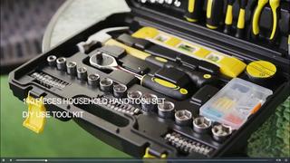 KEELAT 108 Pcs Toolbox Set Home Tool Kit For DIY and Quick Repairs Home Basic Tool Box Set Tools ...