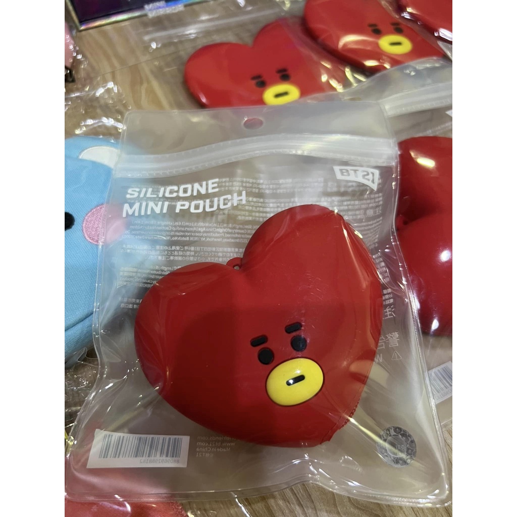 BT21 BTS Silicone Mini Pouch Tata Cooky RJ Chimmy Koya | Shopee Philippines