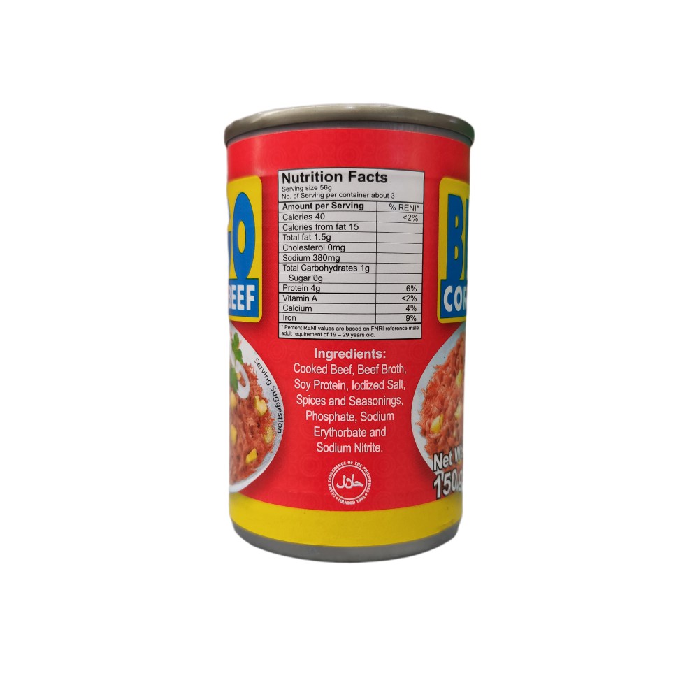 Bingo Corned Beef 150G | Shopee Philippines