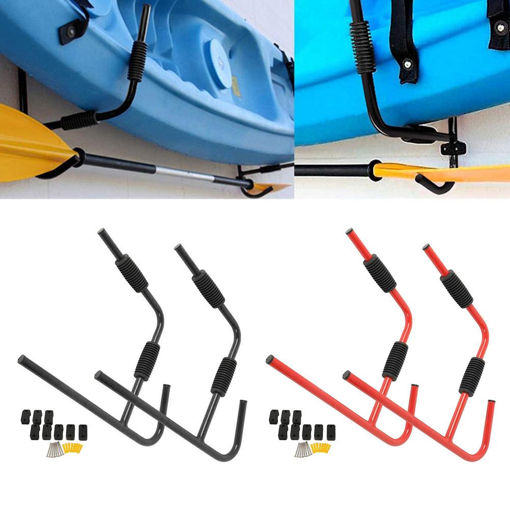 1 Pair Kayak Storage Hooks Canoe Wall Mounting Rack Holder Surfboard ...