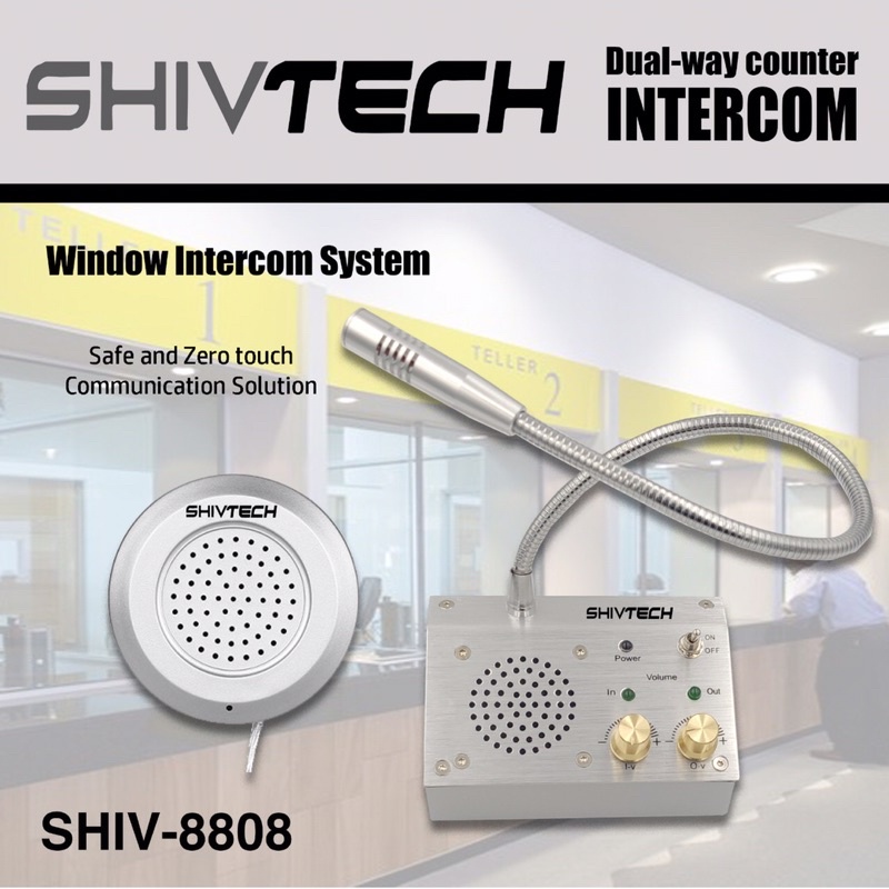 SHIVTECH DUAL-WAY COUNTER INTERCOM - shiv 8808 | Shopee Philippines