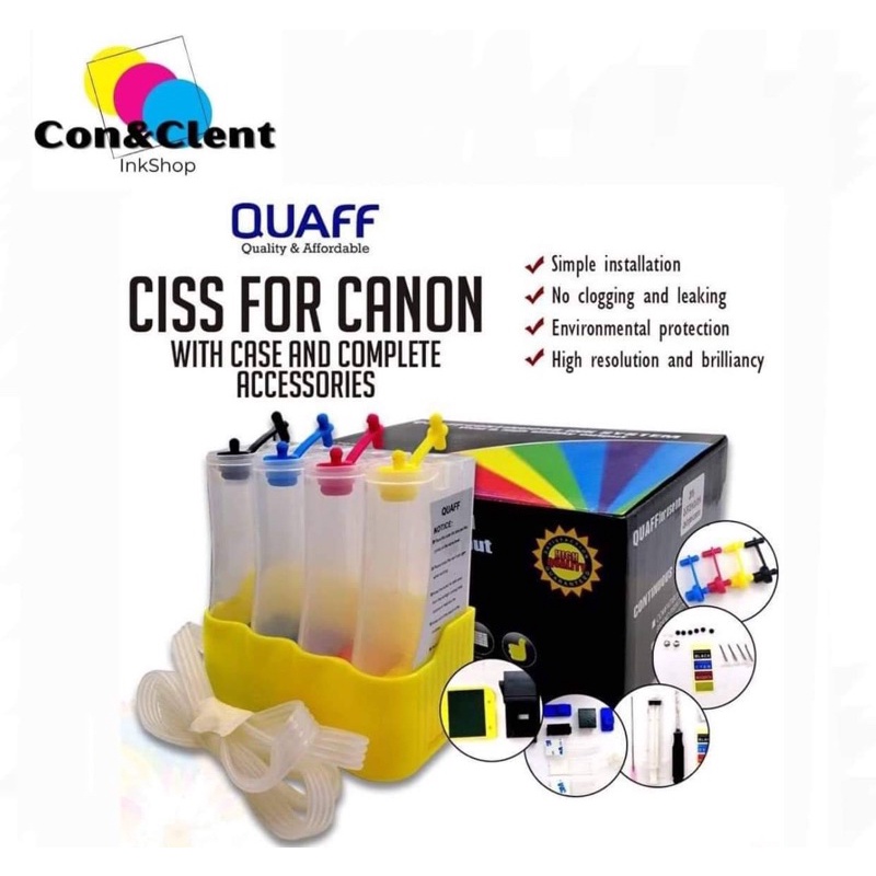 Quaff complete ciss tank w/ drill and suction (Ciss) | Shopee Philippines