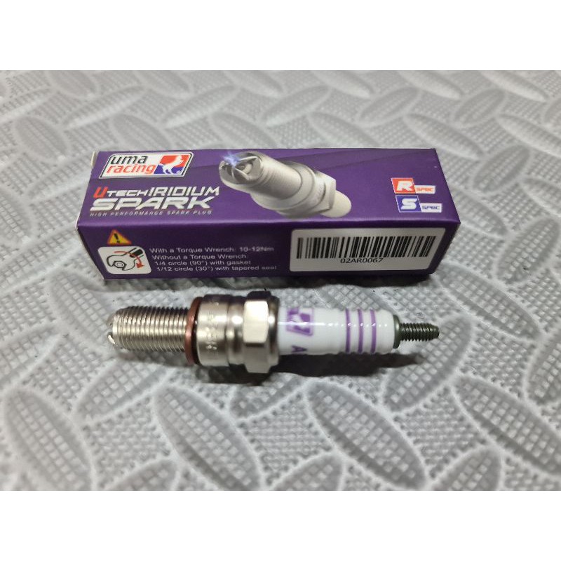 uma racing iridium spark plug long tip (UNIVERSAL) | Shopee Philippines