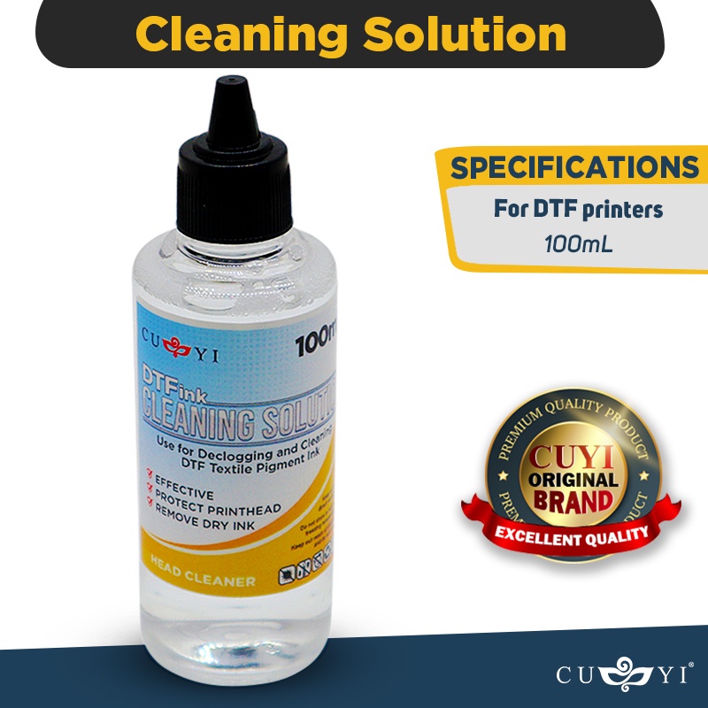 (4 pcs) Syringe with Hose for Printer // 100ml Cleaning Solution for ...