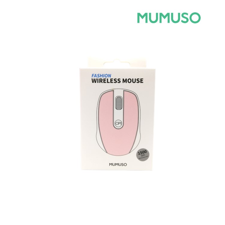 MUMUSO Fashion Wireless Mouse (Pink) | Shopee Philippines