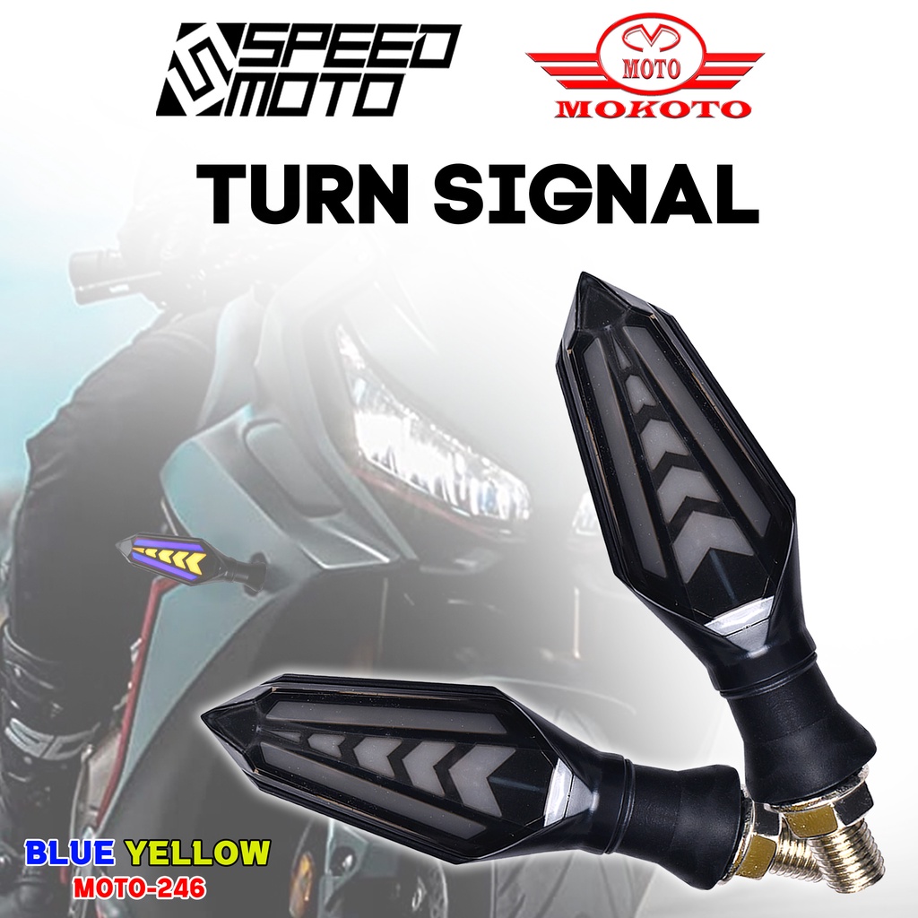 LED RUNNING FLASHER TURN SIGNAL LIGHT MOTO-246 / SEQUENTIAL FLASH ...