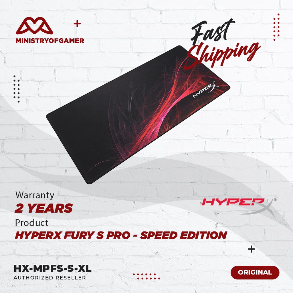 HyperX FURY S Speed Edition Pro Gaming Mouse Pad (Extra Large) 420mm x ...