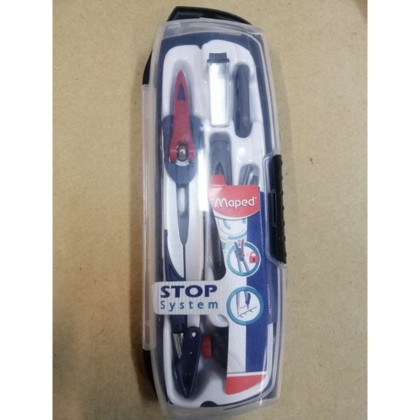 Maped Compass set with lock system & adaptor | Shopee Philippines