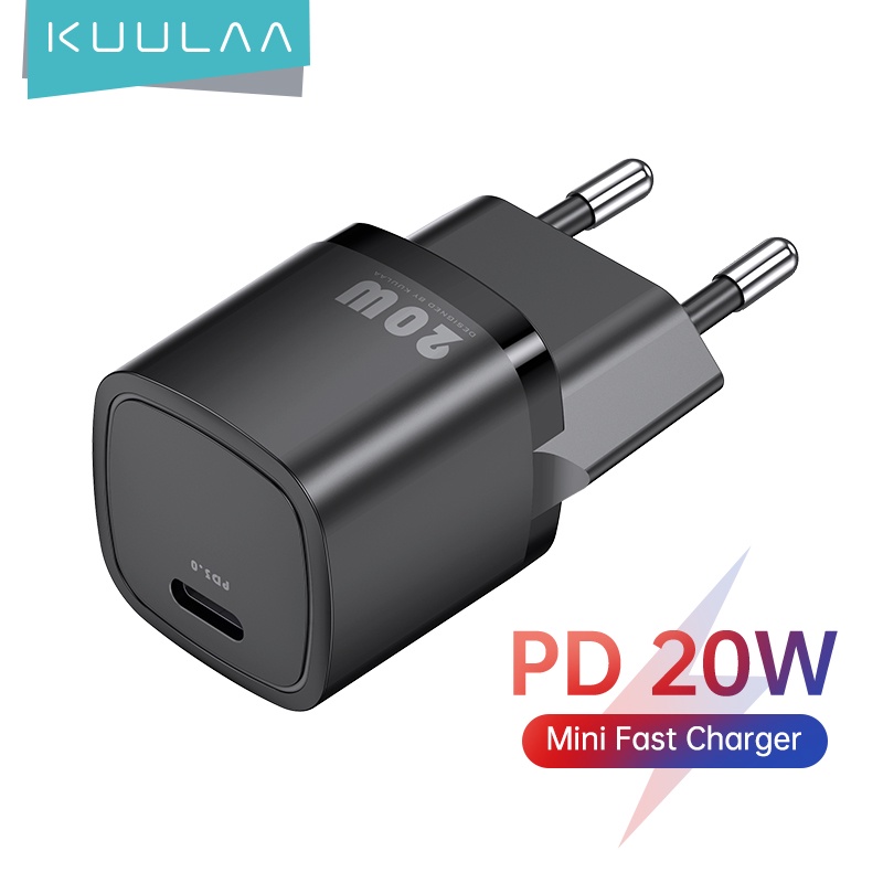 KUULAA 20w Pd Usb Charger Fast Charging 4.0 Type C Portable Mini Head ...