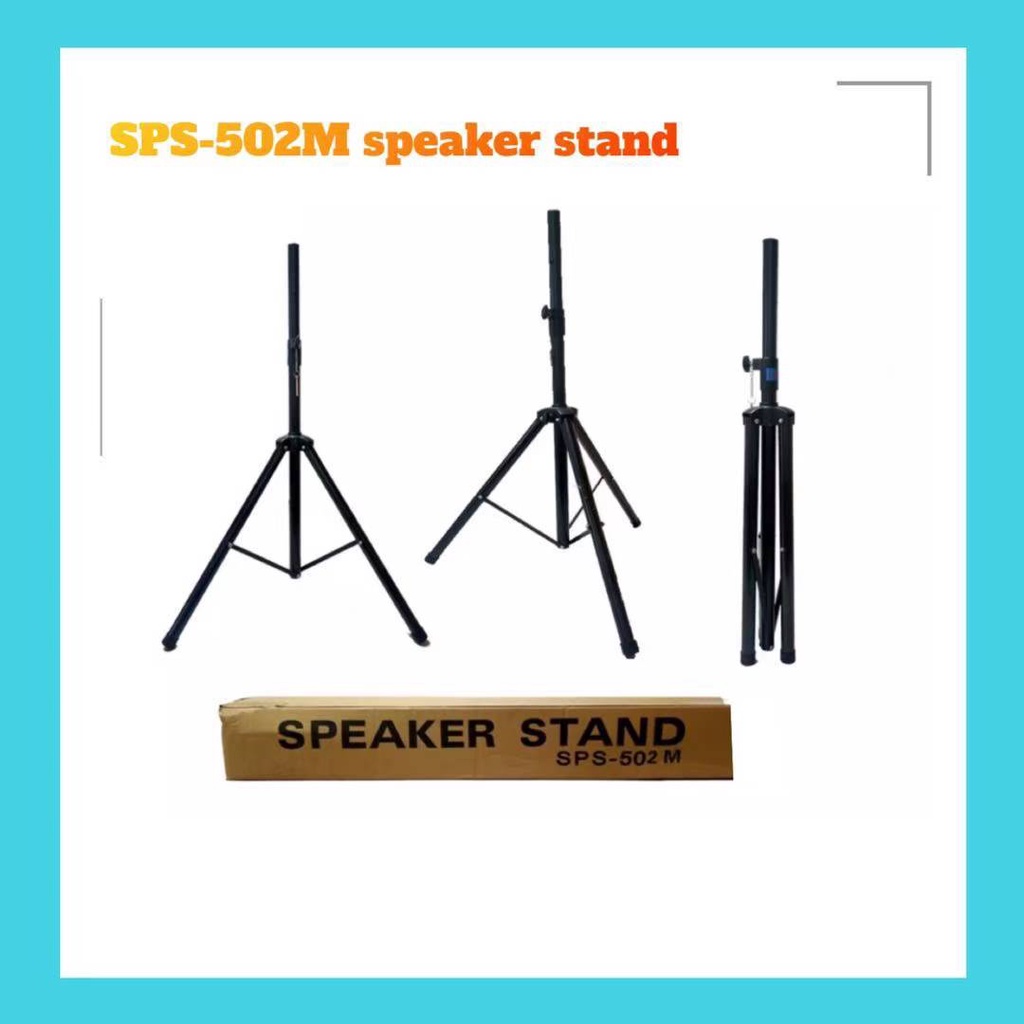 SPS-502M Speaker Stand Tripod Stand Audio Tripod KTV Outdoor Shelf with adjustable | Shopee ...