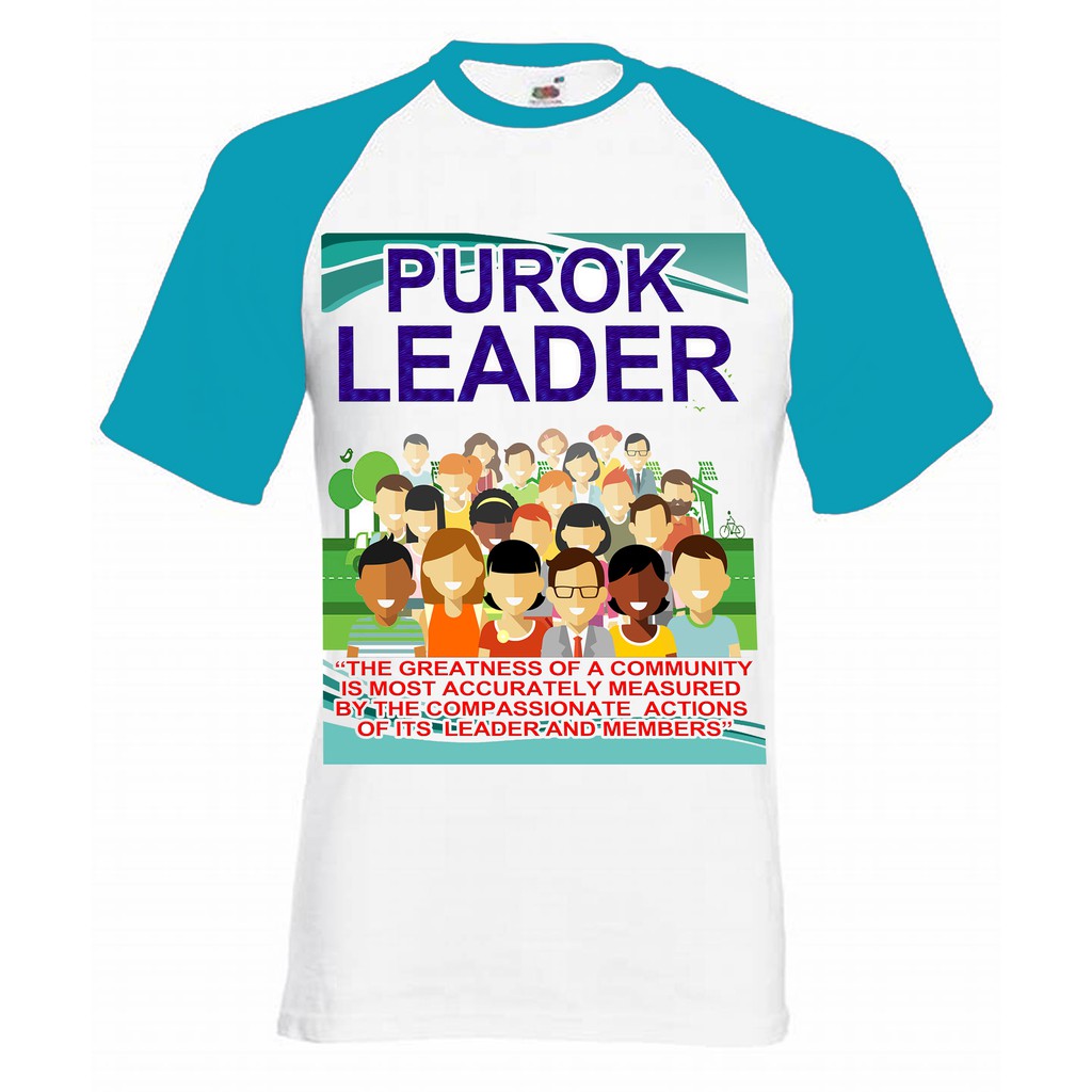 PUROK LEADER SUBLIMATED RAGLAN SHIRT | Shopee Philippines