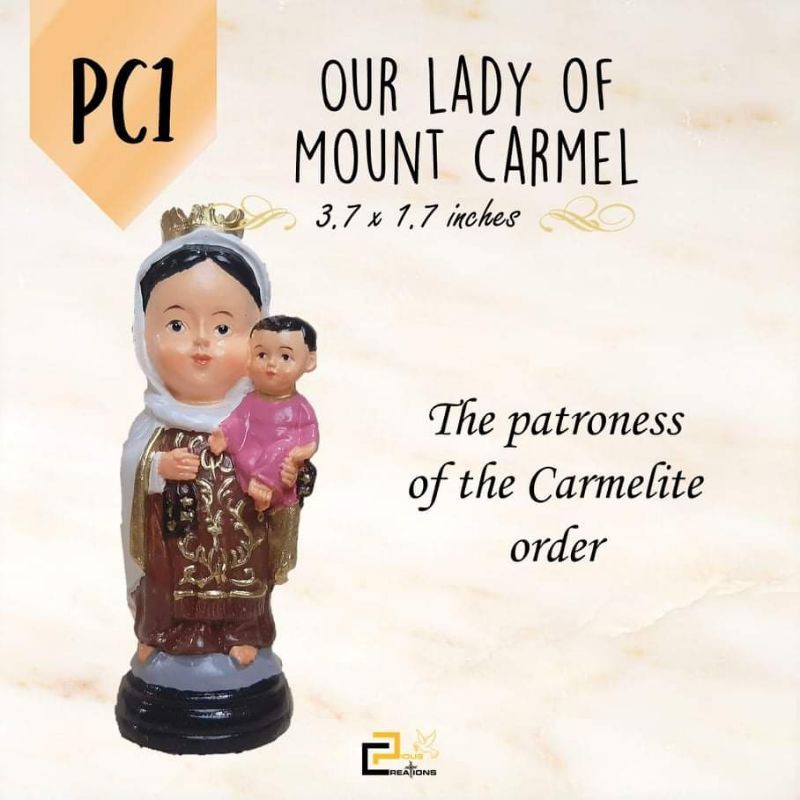 Chibi Mary - Our Lady of Mount Carmel | Shopee Philippines