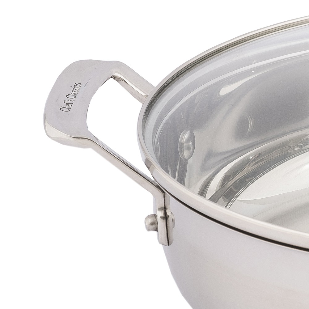 Chef's Classics Cilantro Stainless Steel Low Casserole, 28cm | Shopee ...