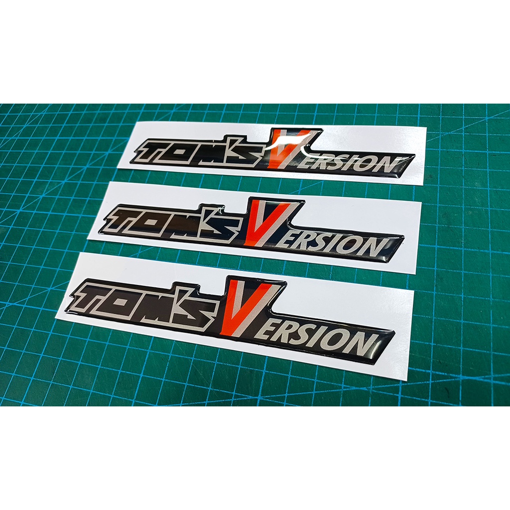 TOM'S Version - Emblem/Badge Resin Coating Epoxy | Shopee Philippines