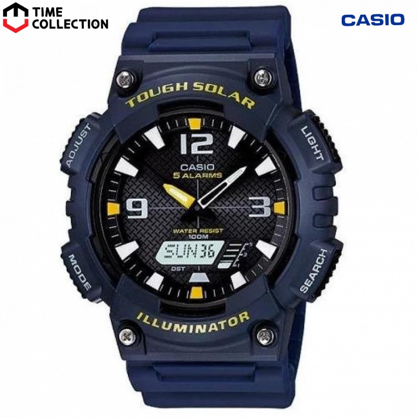 Casio AQ-S810W-2AVDF Digital Analog Rubber Strap Solar Watch For Men | Shopee Philippines