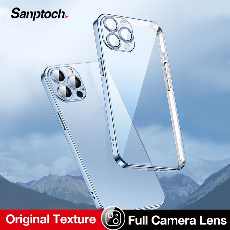Sanptoch Full Camera Lens Protector Phone Case For Iphone 13 14 Pro