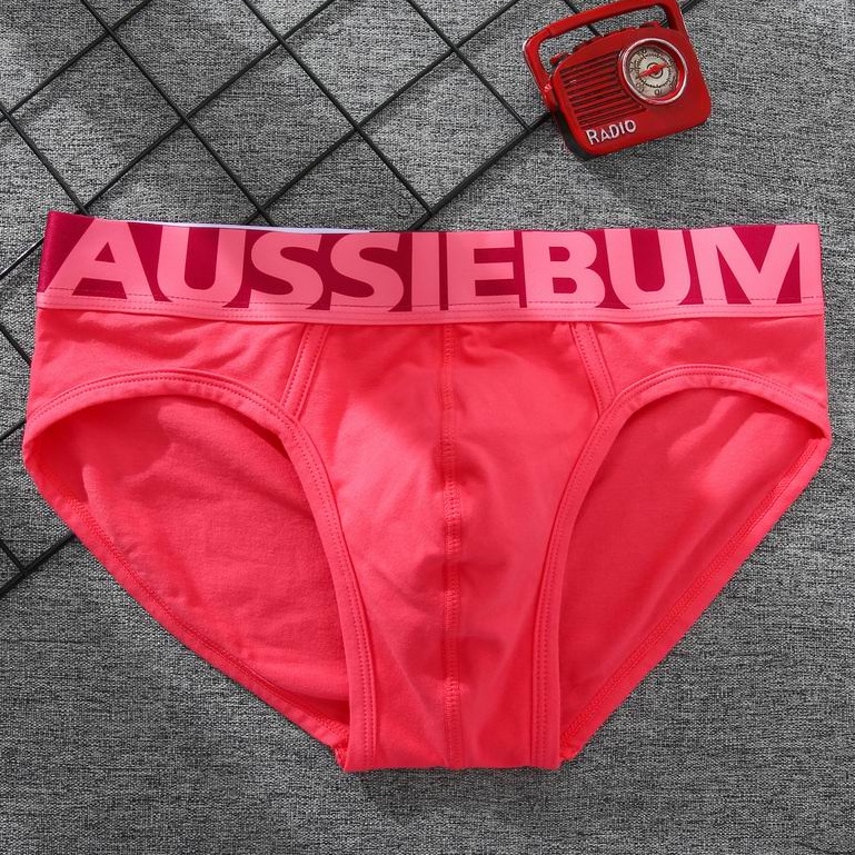 Aussie Bum Man Quality Plain Cotton Briefs Man Undies Basic Underwear ...