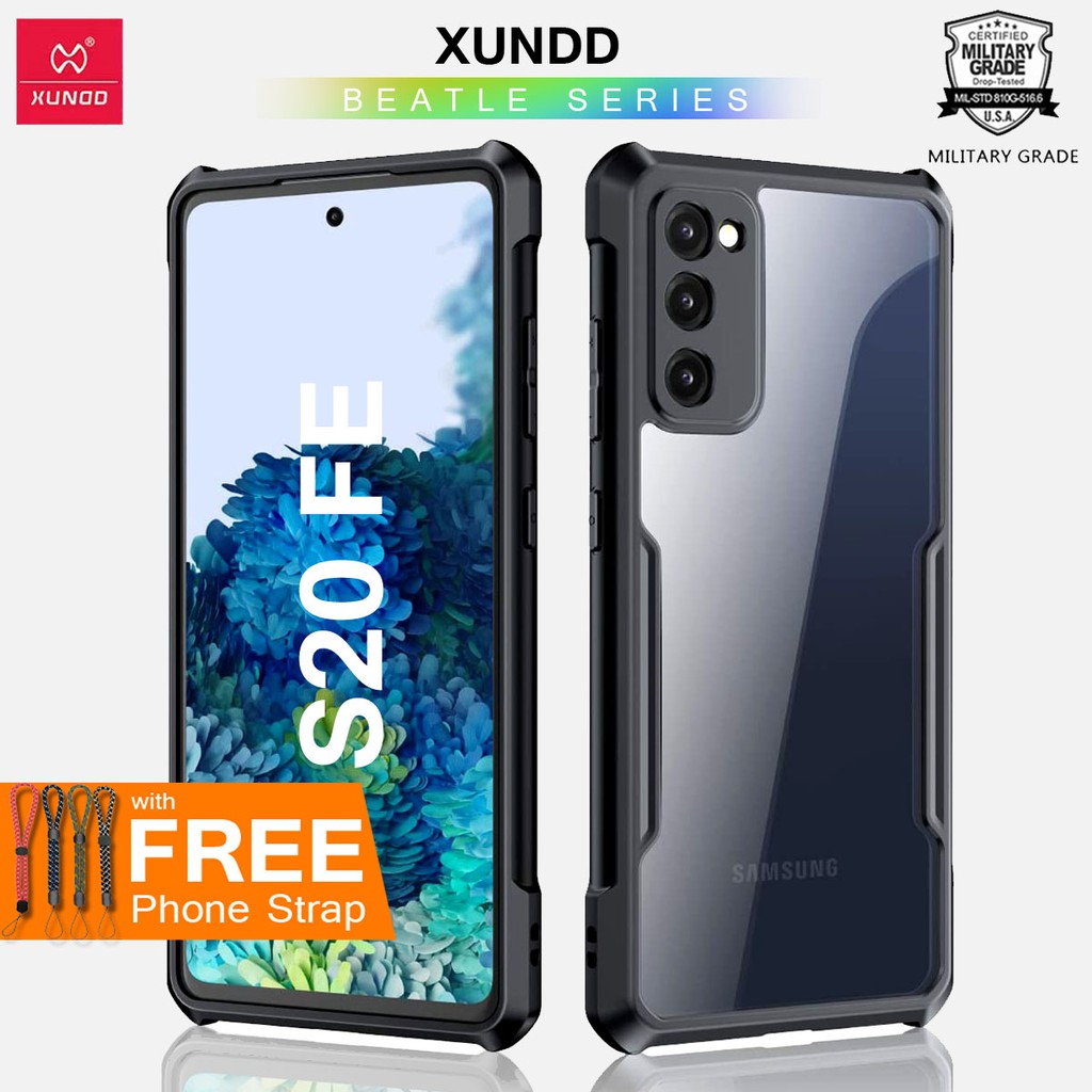 Xundd [ORIGINAL] Beatle Clear Hybrid Shock Proof Armor Case for Samsung Galaxy S20 FE 5G ...