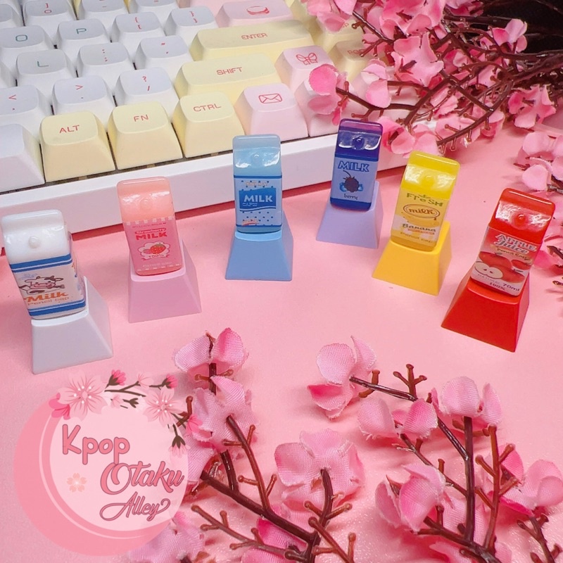 Milk Box Collection Artisan Keycaps | Kpop Otaku Alley Keycaps | Shopee ...