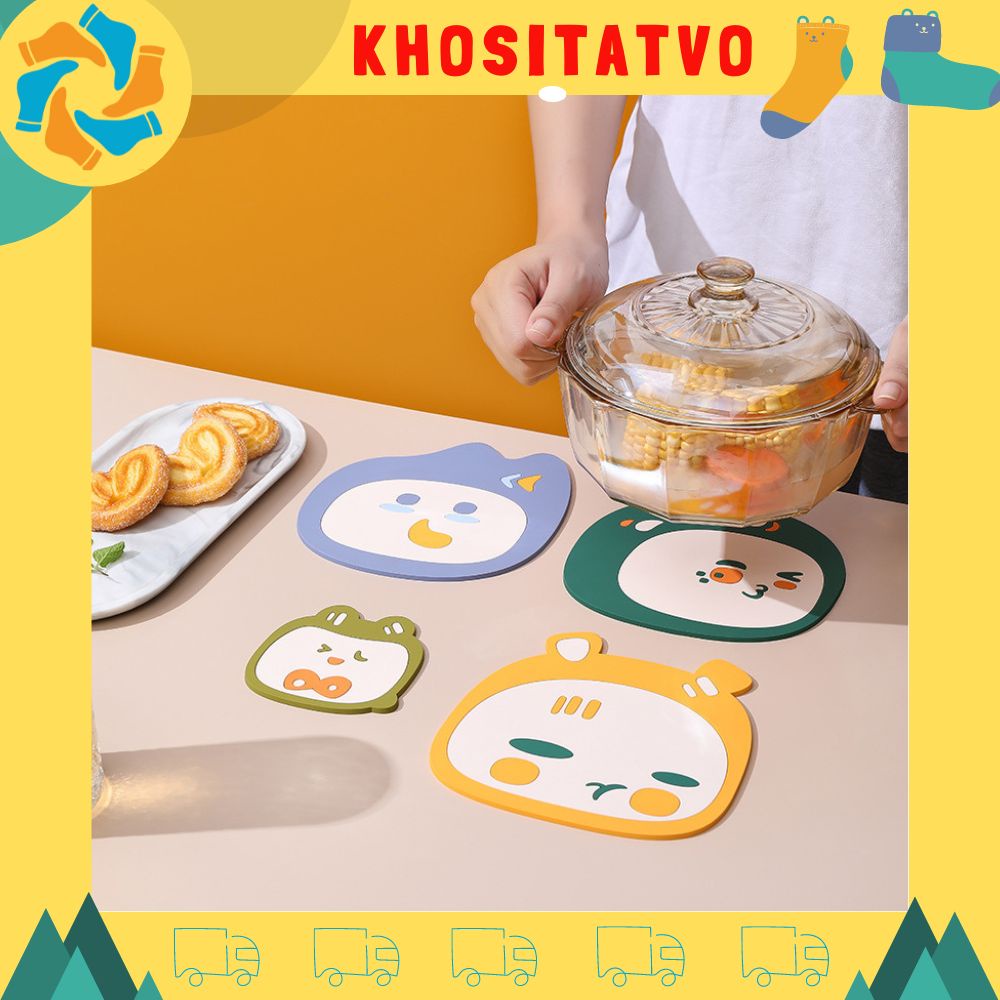 Joyshouse cute pattern insulation silicone pot lining | Shopee Philippines