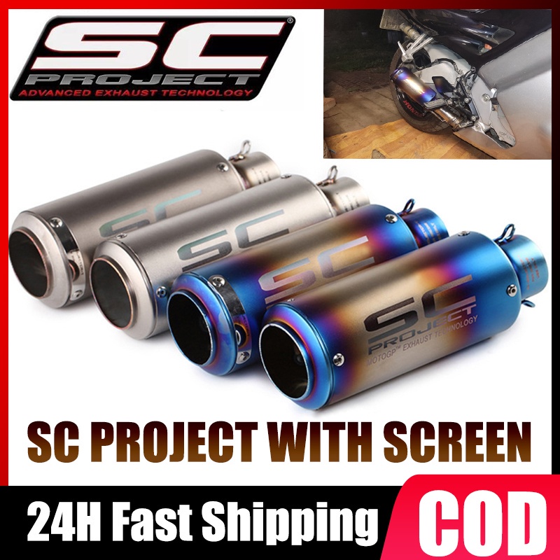 [IN STOCK] SC Project Canister Muffler With Screen For sniper click 150 ...