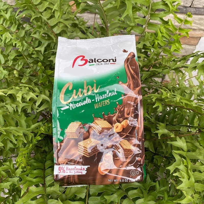 BALCONI Cubi Wafers (Dark Chocolate / Hazelnut) | Shopee Philippines