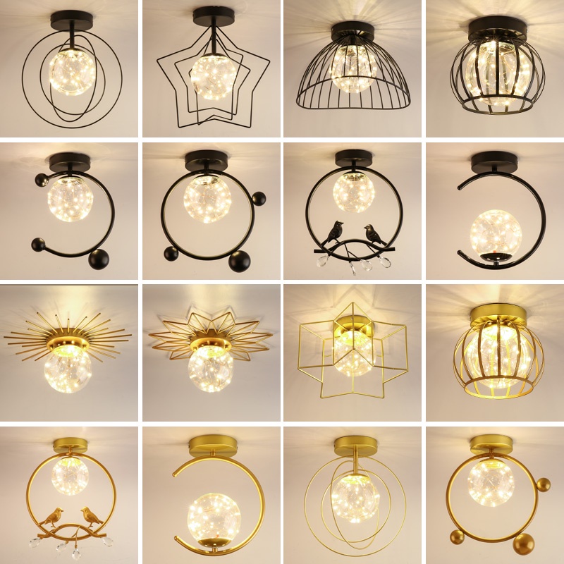 Modern Nordic Style Small Led Ceiling Light For Bedroom, Balcony ...