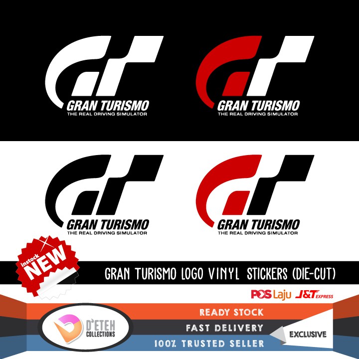 GRAN TURISMO Logo Vinyl (Die-Cut) Stickers | Shopee Philippines