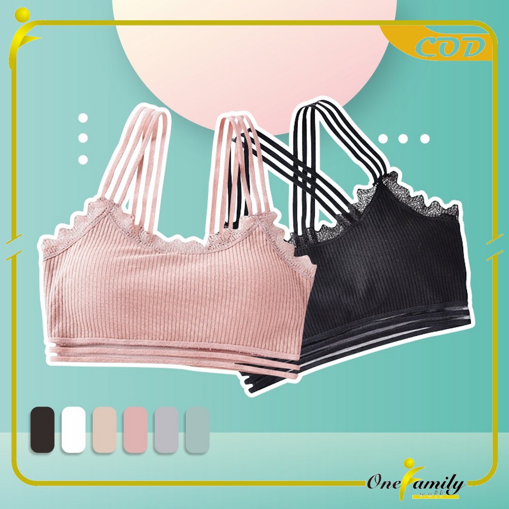 KATUN One-p200 Women's Underwear Korean Style Lace Striped Bra / Women ...
