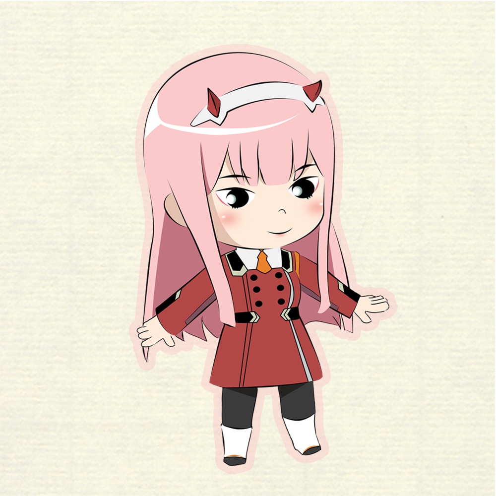 Zero two chibi sticker | Shopee Philippines