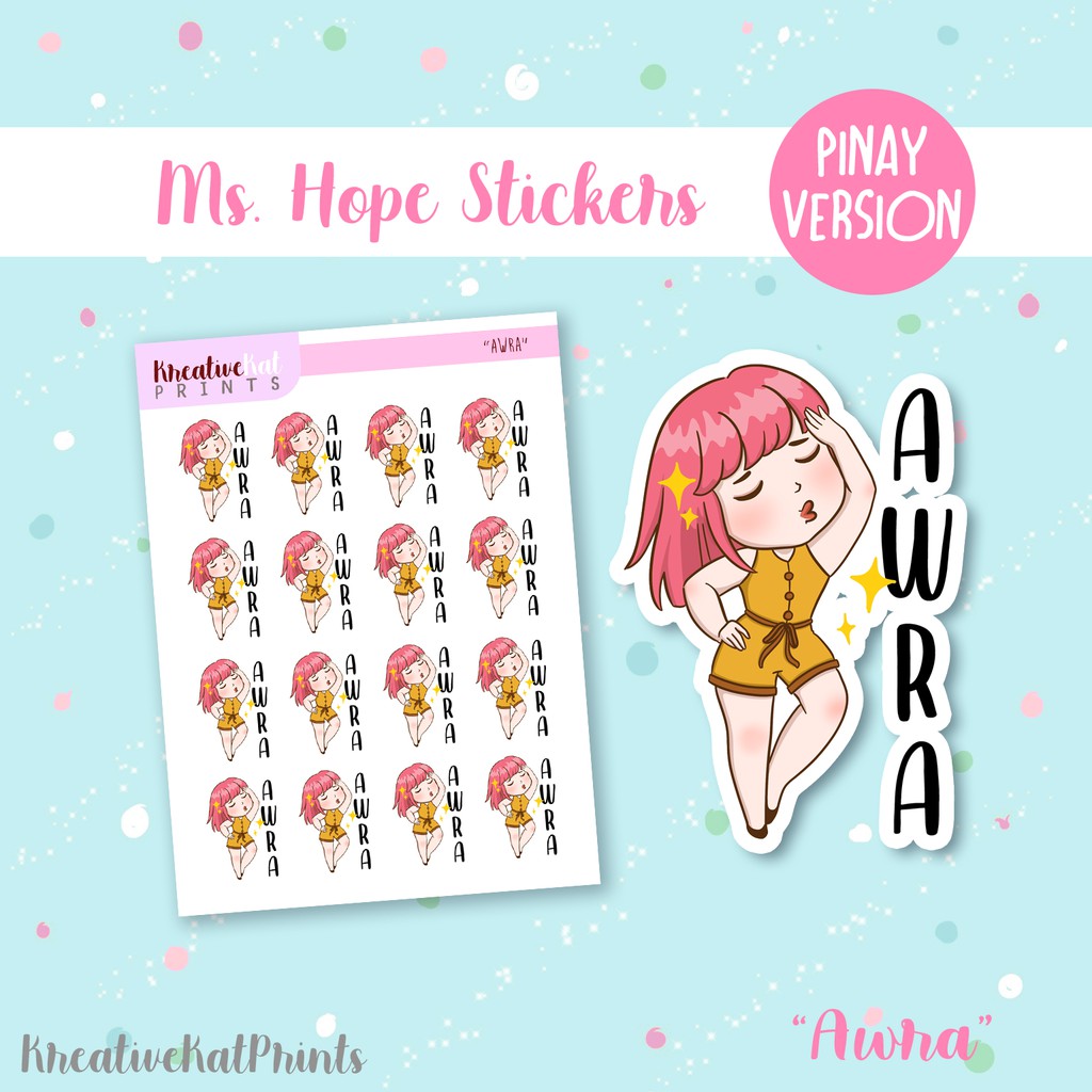 Planner Stickers - AWRA | Shopee Philippines