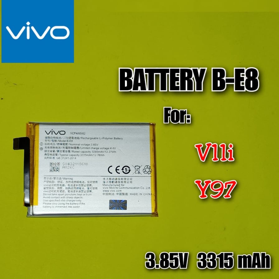 VIVO B-E8/ V11i/ Y97 BATTERY REPLACEMENT | Shopee Philippines