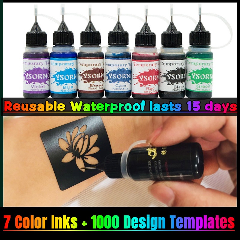 10ml Skin-Friendly Tattoo Ink with Natural Pigment | Shopee Philippines