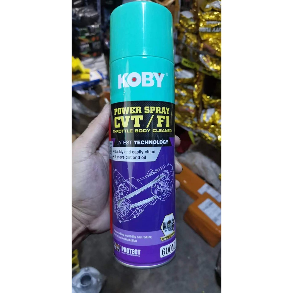 Koby Power Spray - CVT/FI / Throttle Body Cleaner - (450ml & 600ml / PC ...