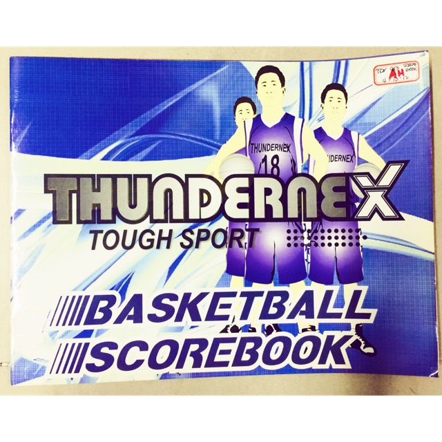 THUNDERNEX TOUGH SPORT BASKETBALL SCOREBOOK | Shopee Philippines