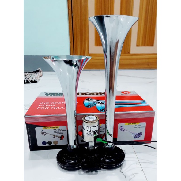 AIRHORN ASSEMBLY Yankee brand 24V 2 TRUMPET YH210 | Shopee Philippines