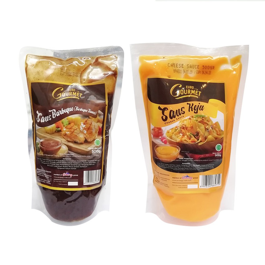 Euro BBQ Barbeque Sauce & Cheese Sauce 500gr | Shopee Philippines