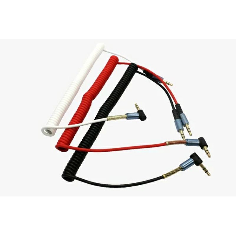 3.5mm Aux cable / audio cable / audio Jack / audio converter Spiral ...