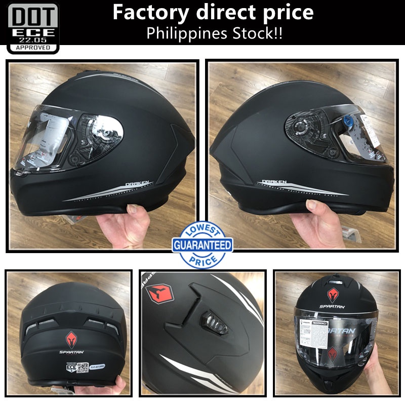 Spartan Helmet Full Face Helmet Motorcycle Full Face Motorcycle Helmet ...