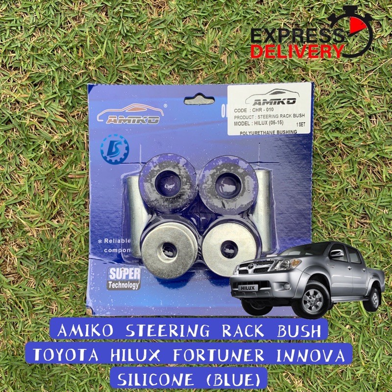 EL AMIKO STEERING RACK BUSH TOYOTA HILUX FORTUNER INNOVA SILICONE(BLUE ...
