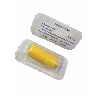 heparin cap/heplock 100pcs (YELLOW) | Shopee Philippines