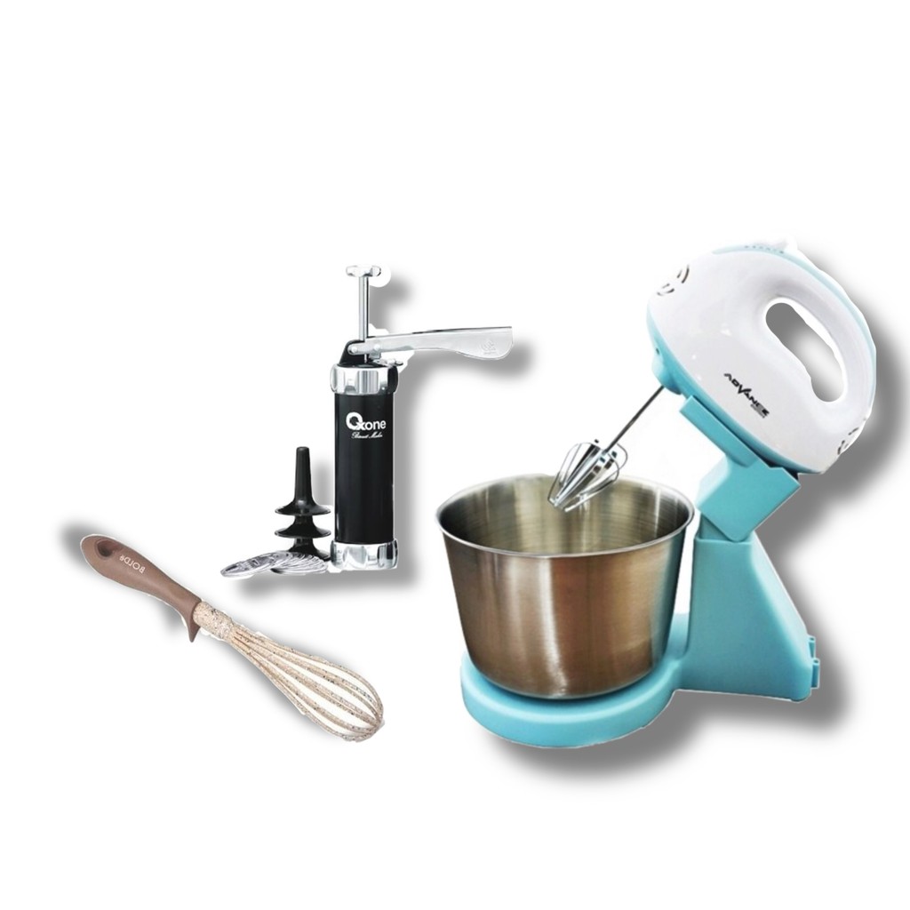 PERALATAN Hampers Cake Equipment Set (Advance Hand Mixer, Biscuit Maker ...