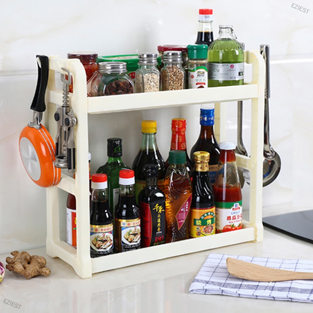 EZIEST Multifunction Double Layer Kitchen Storage Rack for Bottle ...