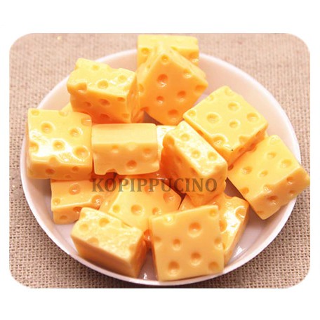 Fake Cheese Pieces Artificial Cheese Photo Props | Shopee Philippines