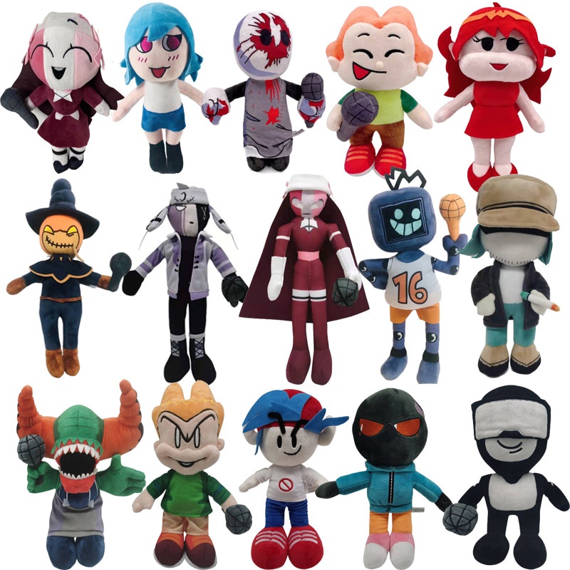 Hot Game Friday Night Funkin Plush Toys Cute Anime Spooky Month Skid ...