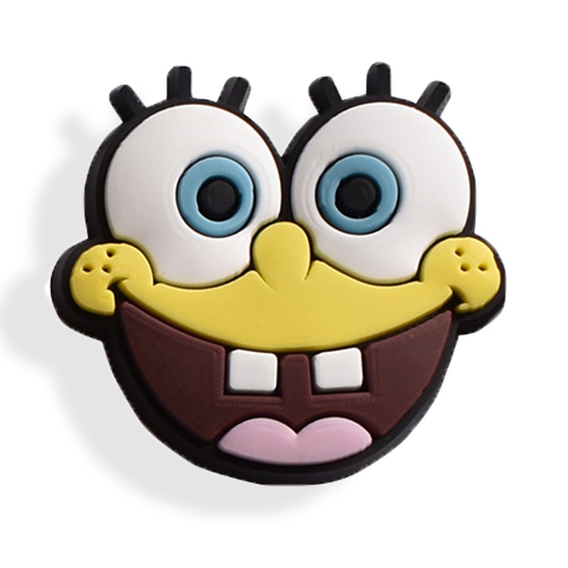 Cartoon SpongeBob Jibbitz Charm Crab Anime Jibits Crocs Snail Shoe ...