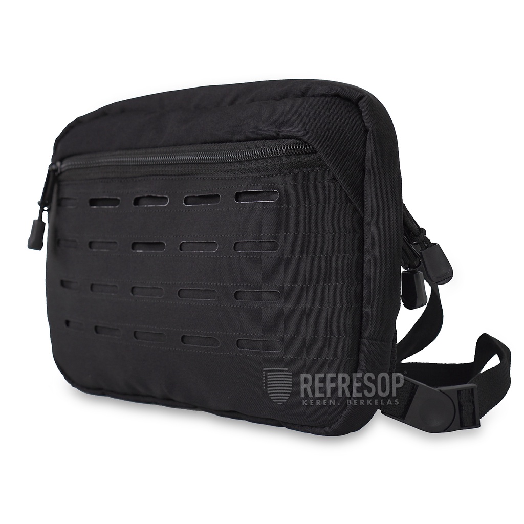 HITAM Refresop Original PX601 Army Chest Bag Tactical Chestbag Black ...